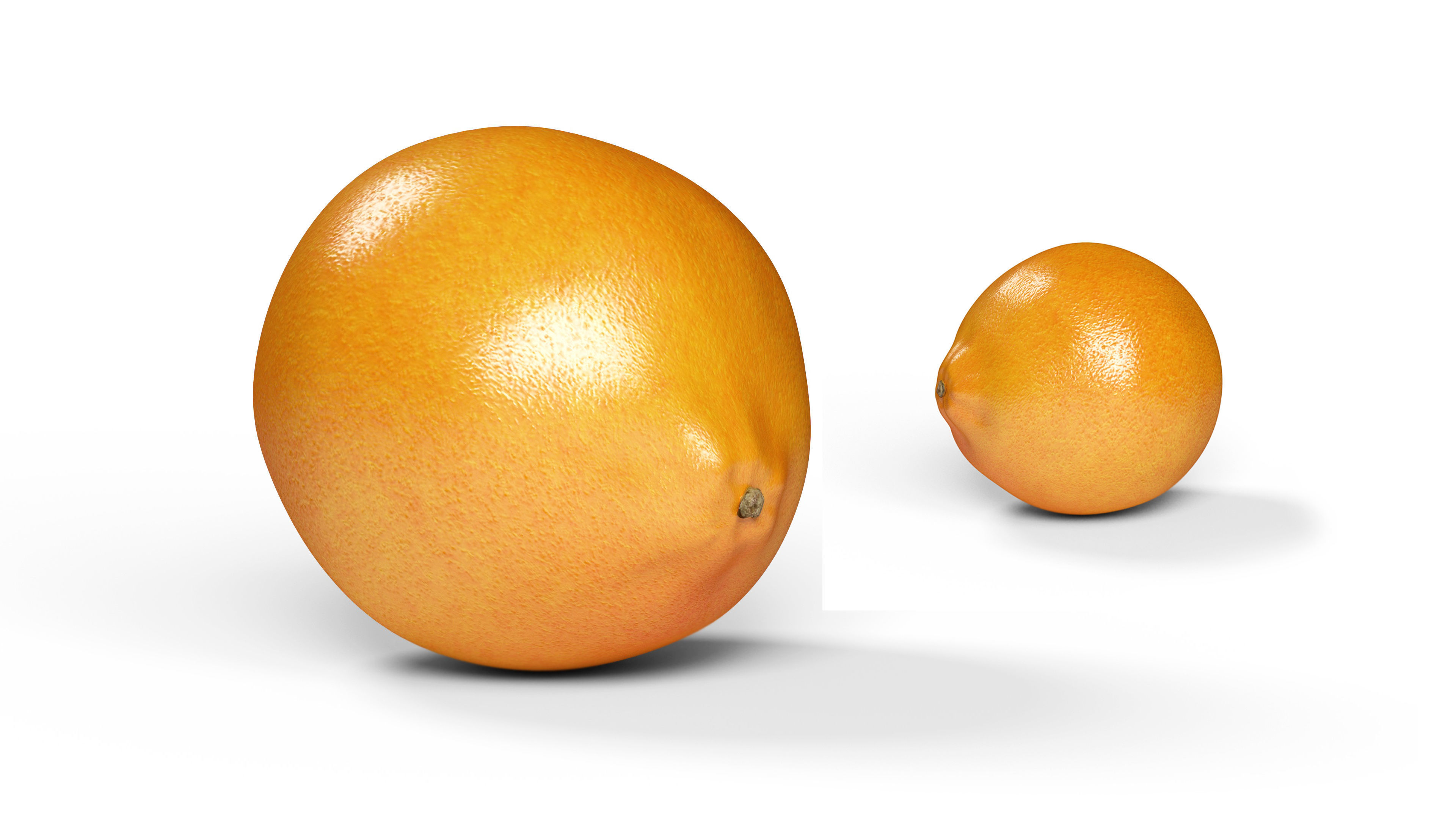 Realistic Orange 3D model | CGTrader