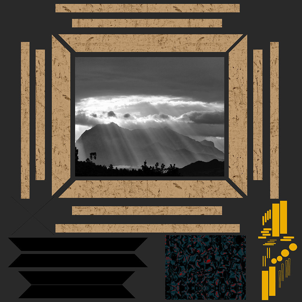 3D model A collection of Frames - Set III VR / AR / low-poly | CGTrader