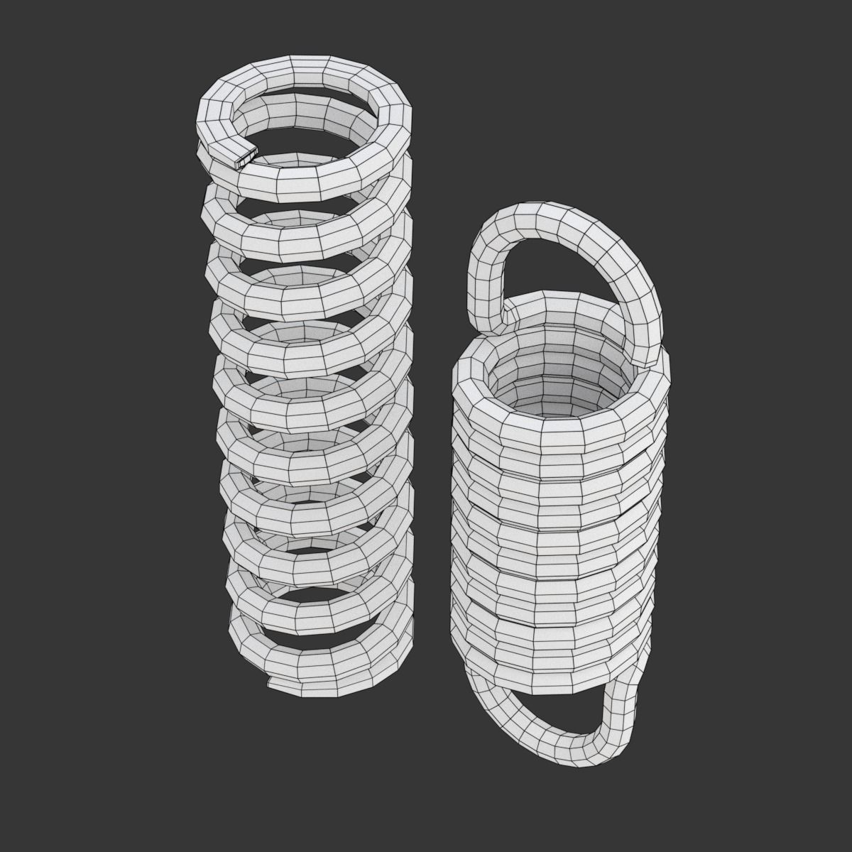 Metal Springs 3D model | CGTrader