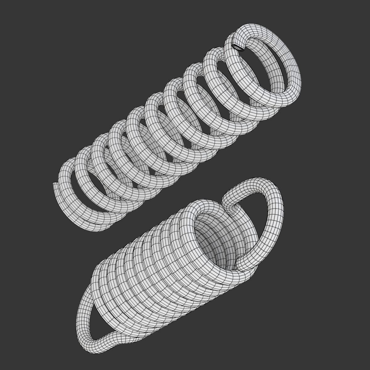 Metal Springs 3D model | CGTrader