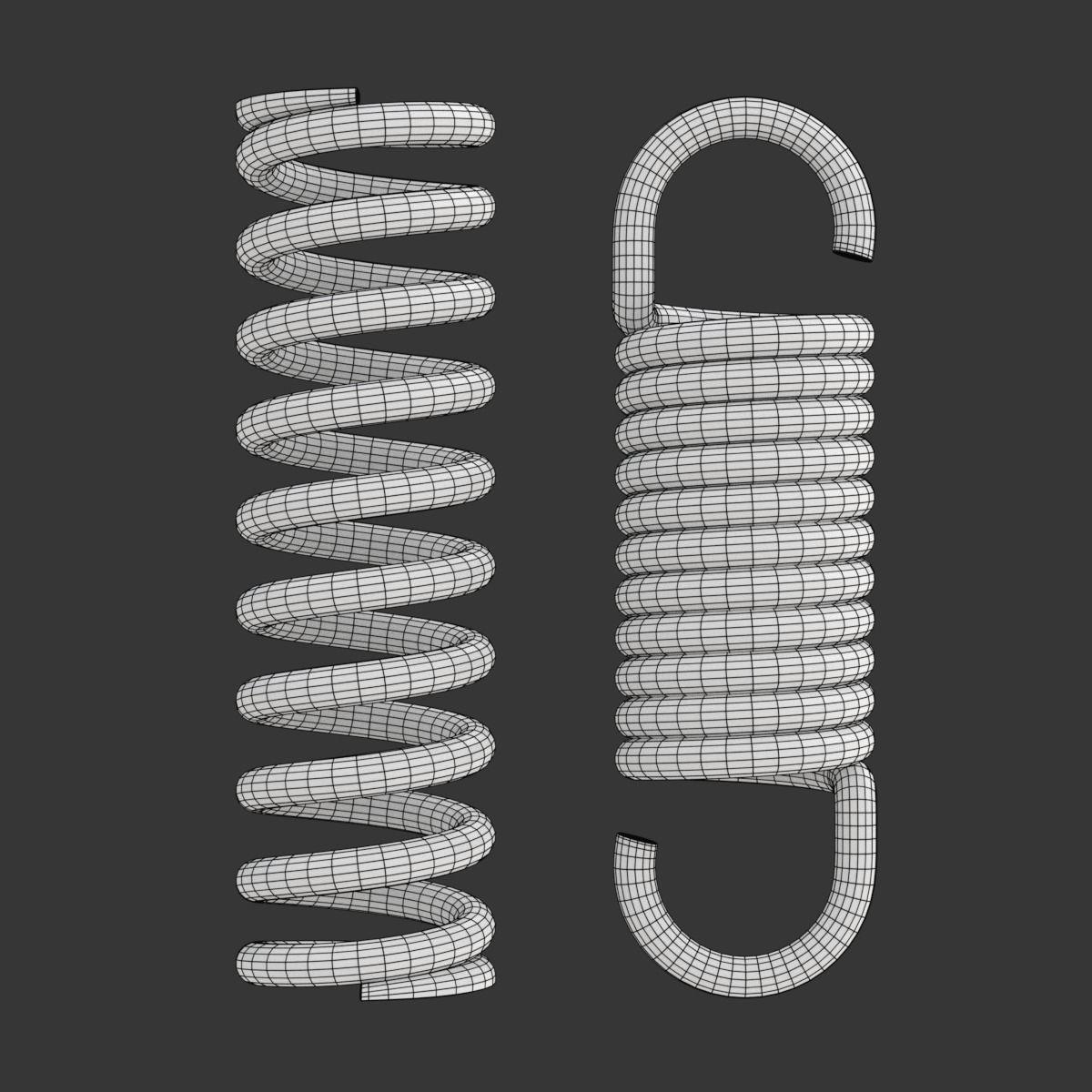 Metal Springs 3D model | CGTrader