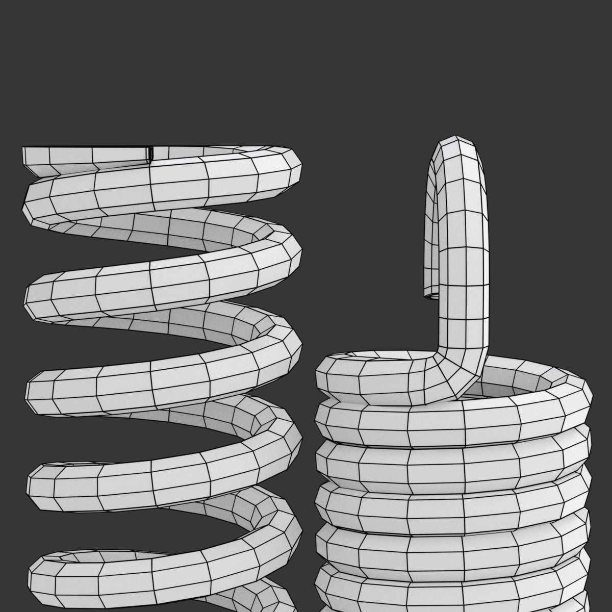 Metal Springs 3D model | CGTrader