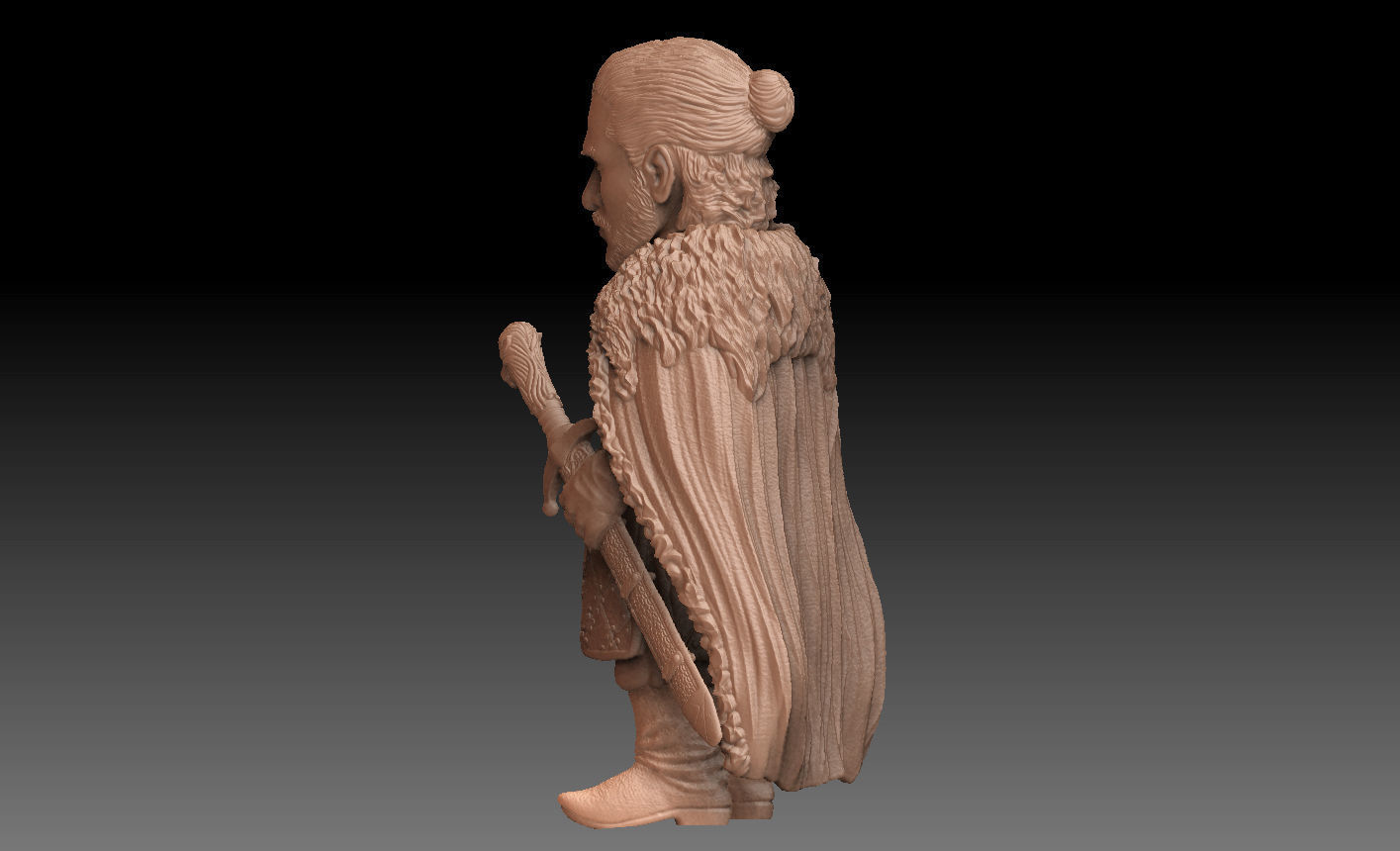 Game of thrones - Jon Snow 3D model 3D printable | CGTrader