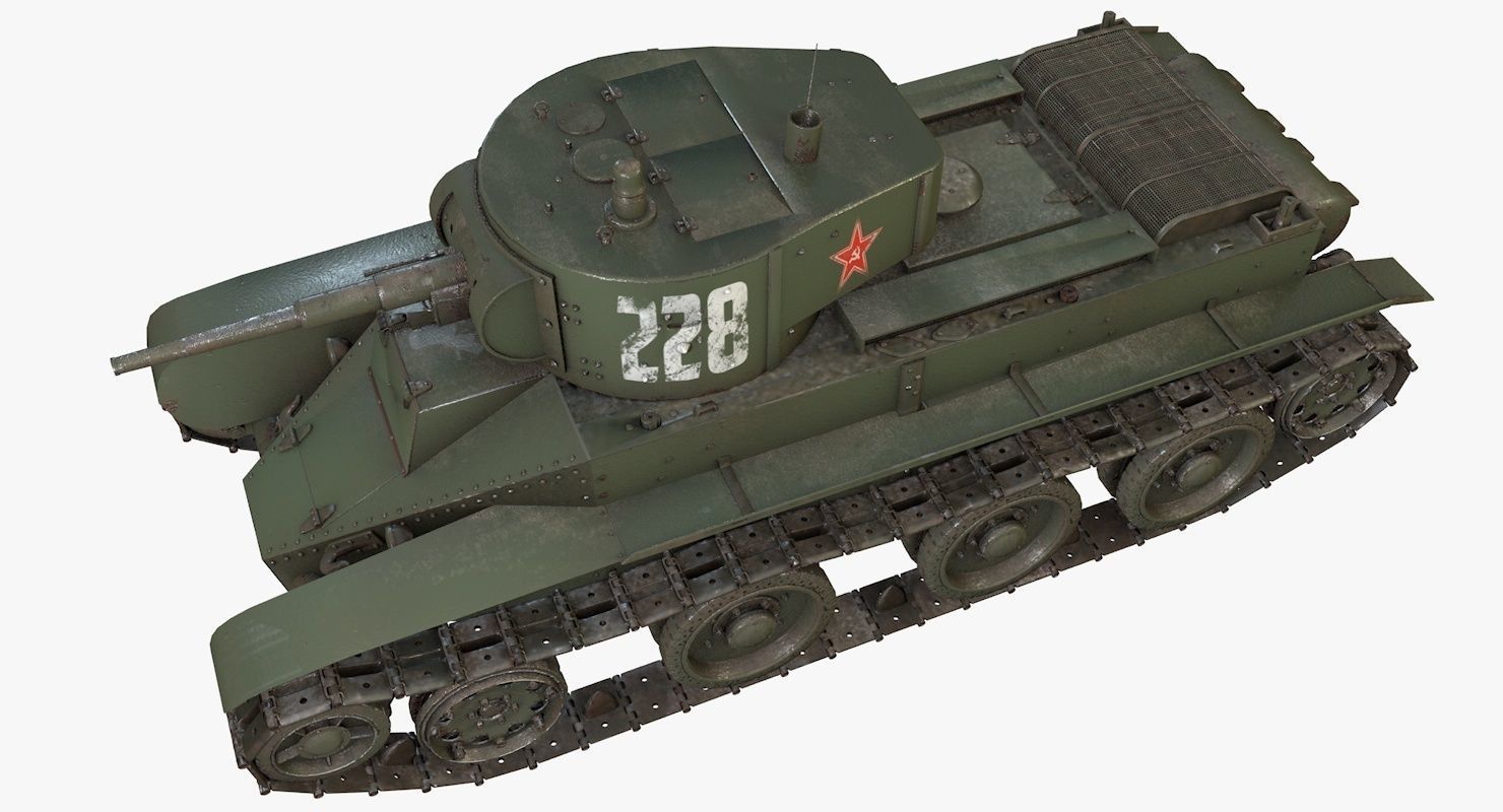 Soviet Tank 3D model | CGTrader