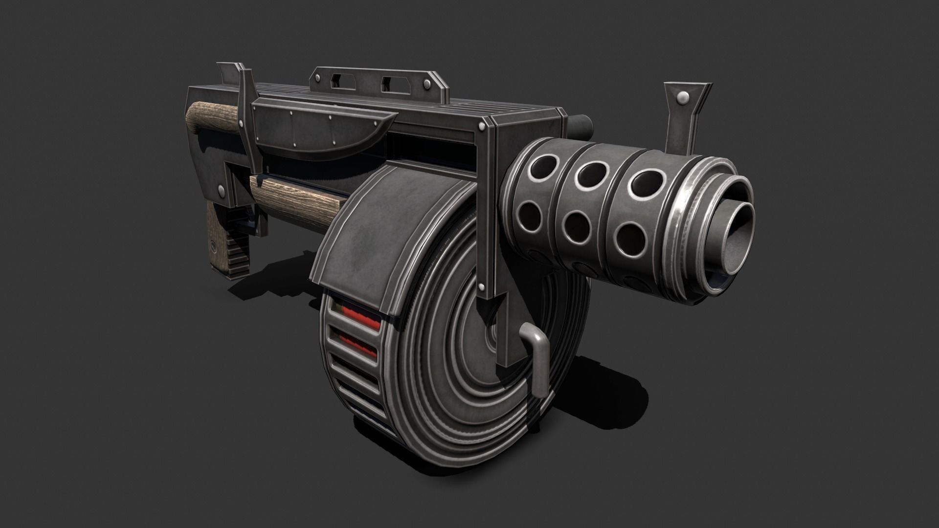 shotgun machine gun free VR / AR / low-poly 3D model | CGTrader