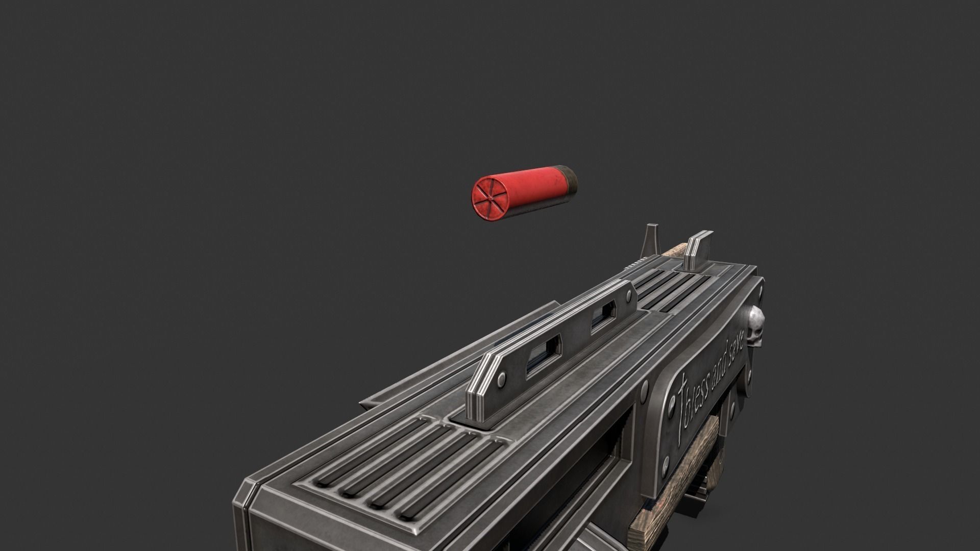 shotgun machine gun free VR / AR / low-poly 3D model | CGTrader