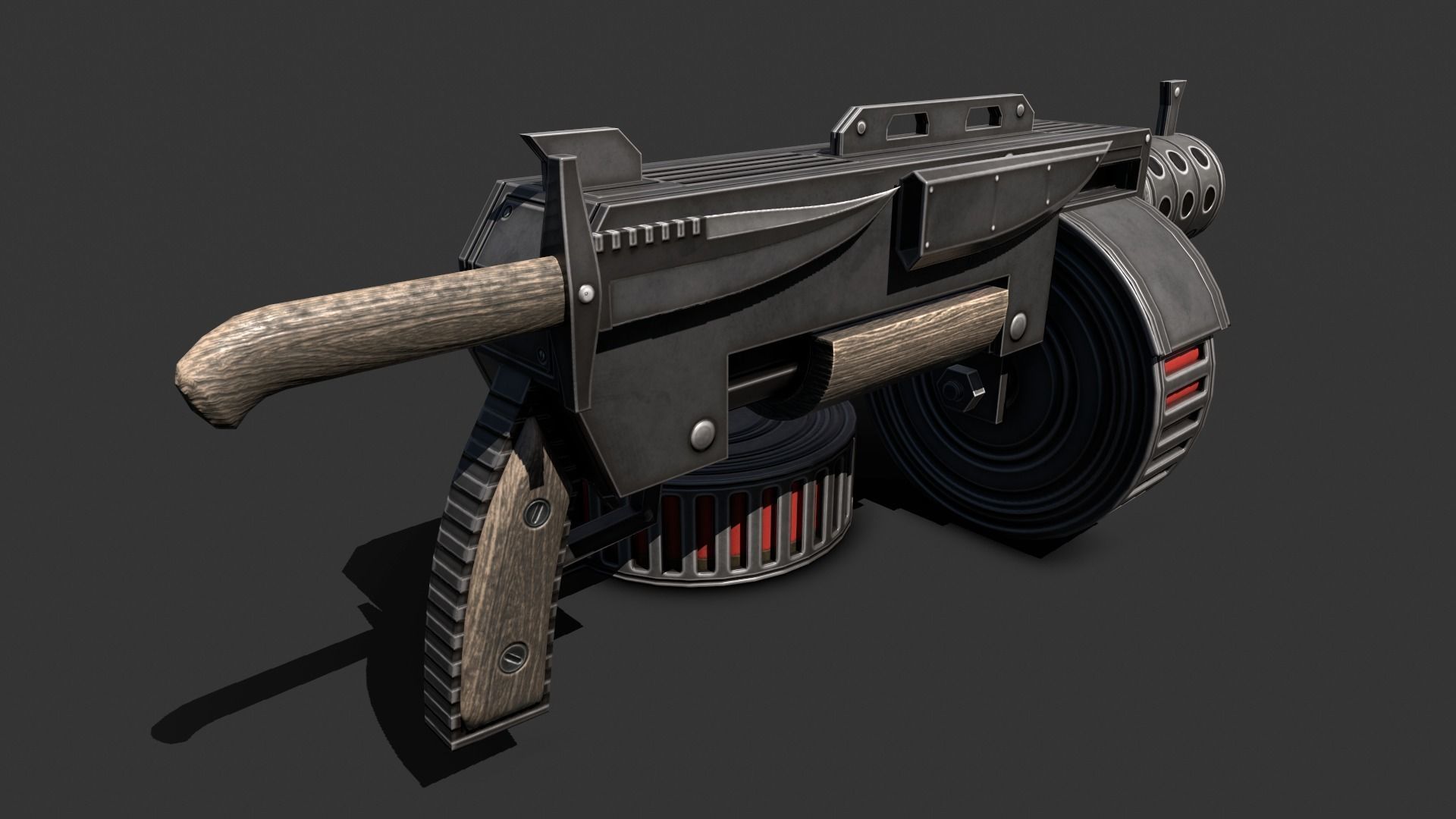 shotgun machine gun free VR / AR / low-poly 3D model | CGTrader