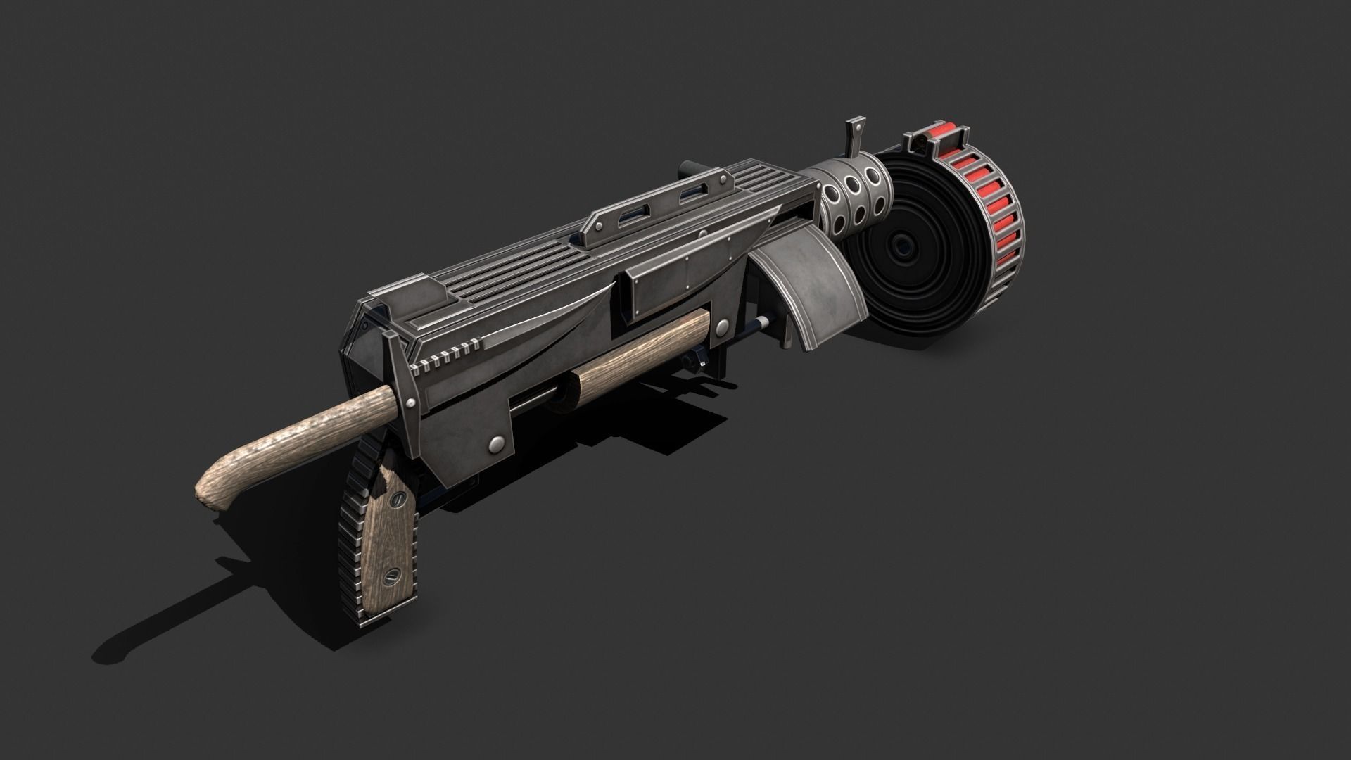 shotgun machine gun free VR / AR / low-poly 3D model | CGTrader