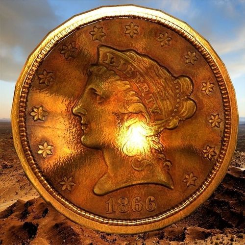3D model old american coin VR / AR / low-poly | CGTrader