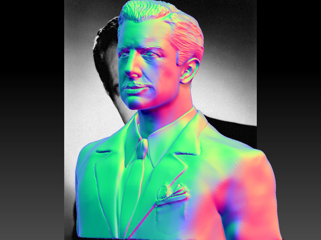 Vincent Price Bust 3D model 3D printable | CGTrader