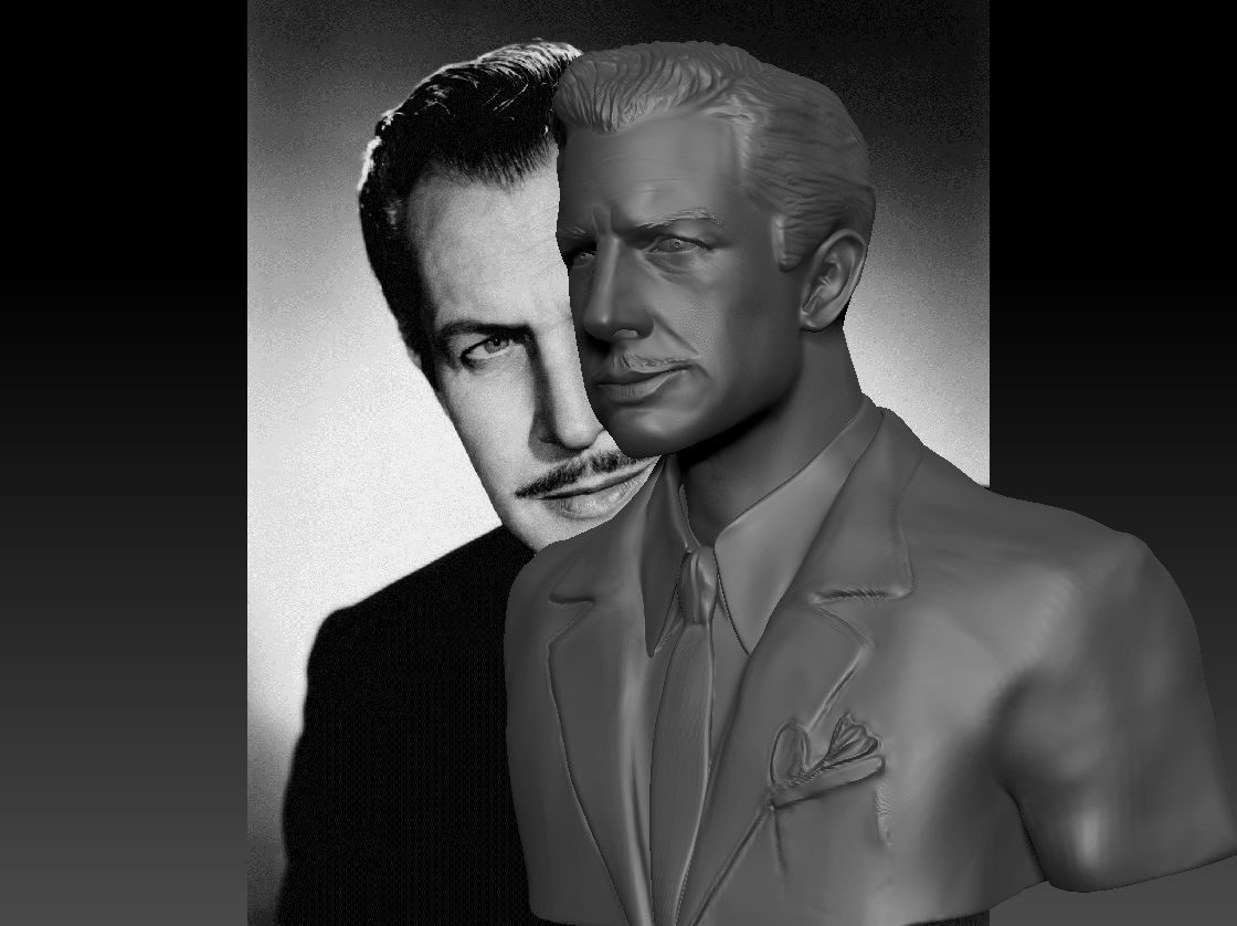 Vincent Price Bust 3D model 3D printable | CGTrader