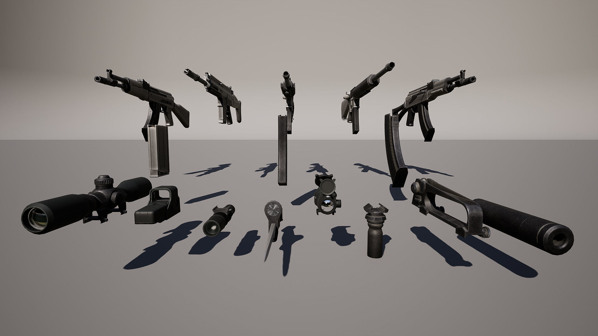 3D model Photo-realistic Weapons For Games VR / AR / low-poly | CGTrader