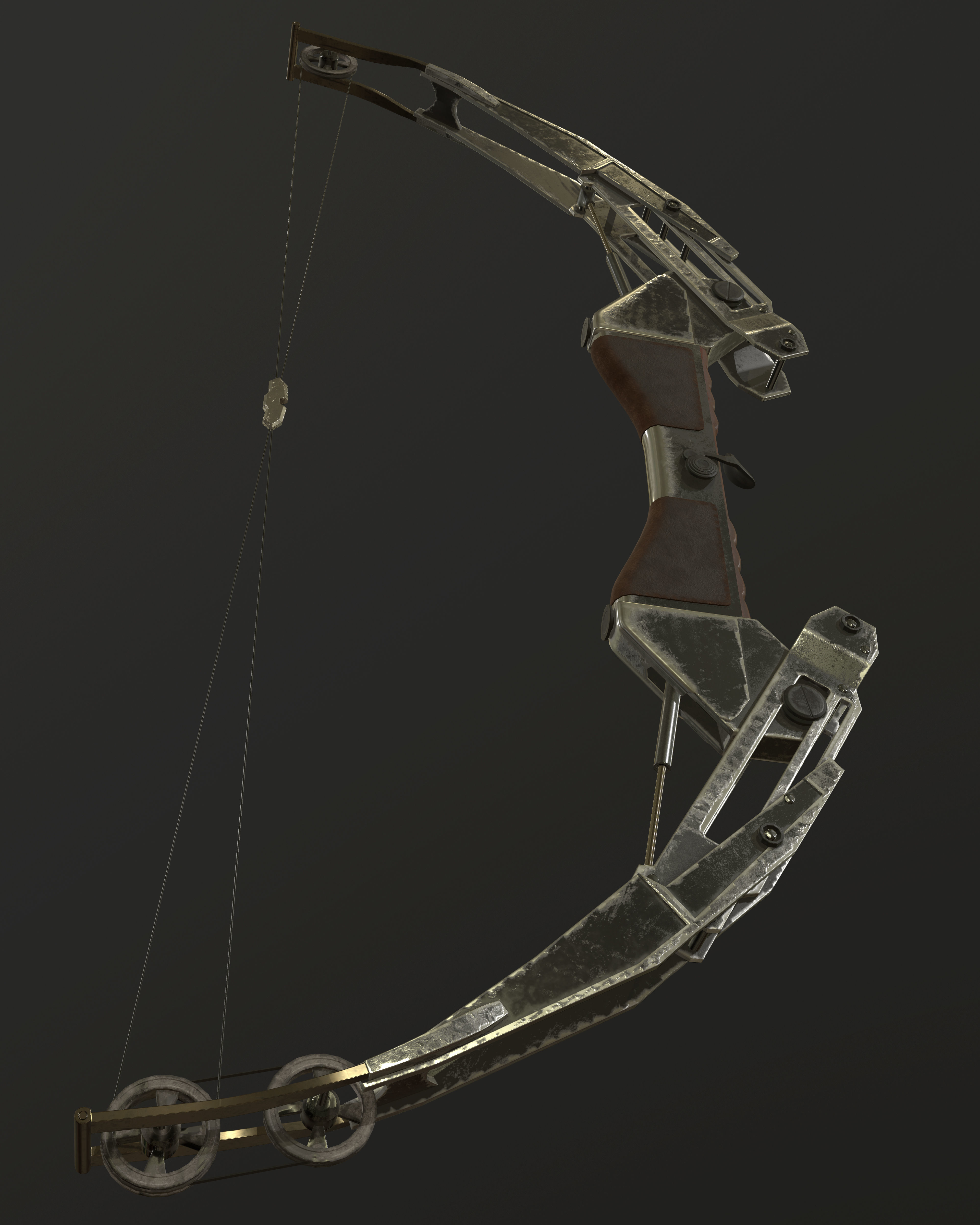 3D model Pneumatic bow prototype - lowpoly 3d model VR / AR / low-poly ...