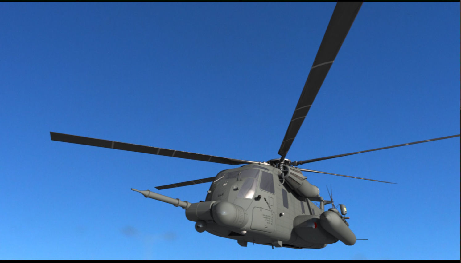 Sikorsky MH-53 Pave Low helicopter 3d model 3D model animated rigged ...