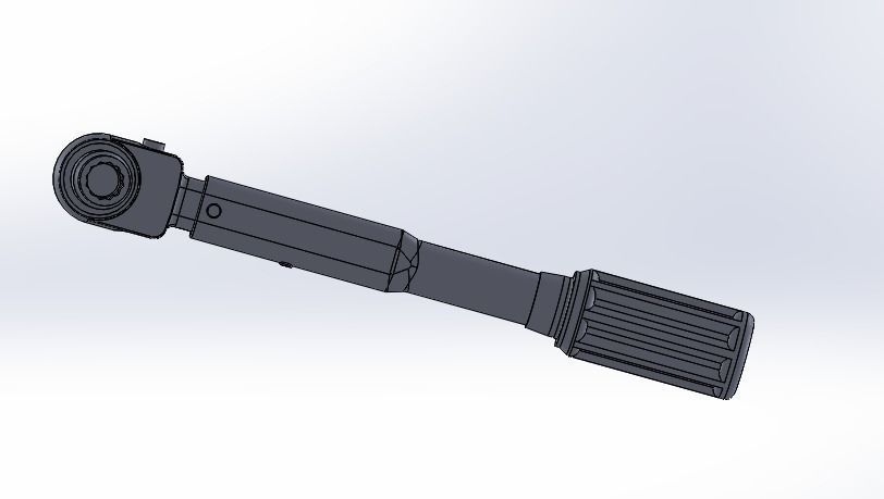 torque wrench 3D model | CGTrader