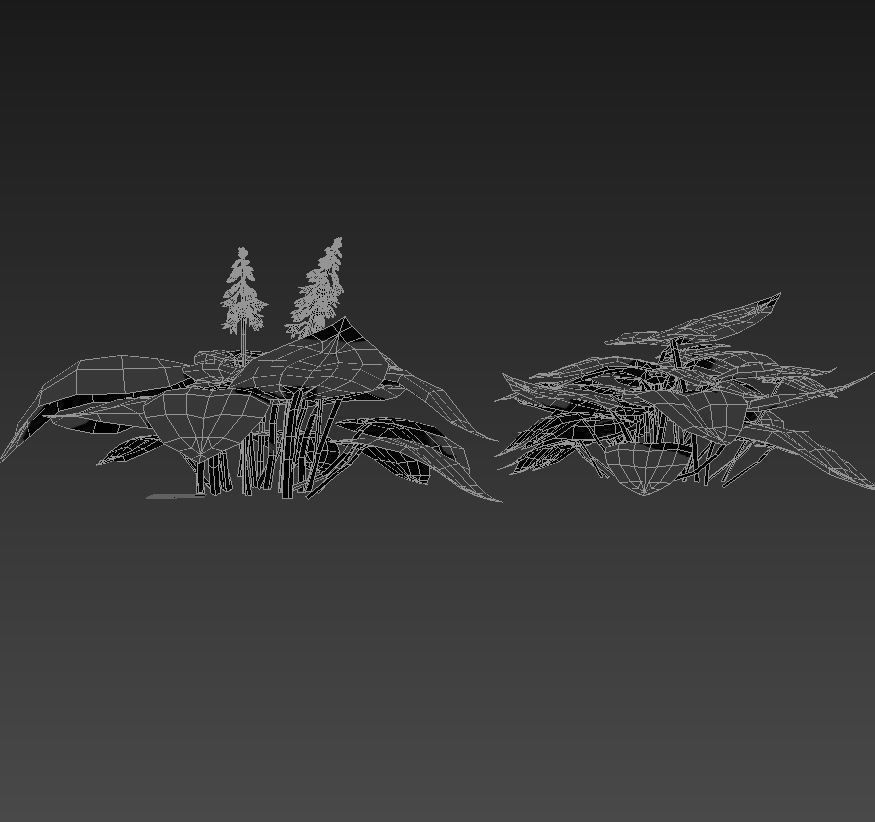 Hosta Blue Angel 3D model | CGTrader