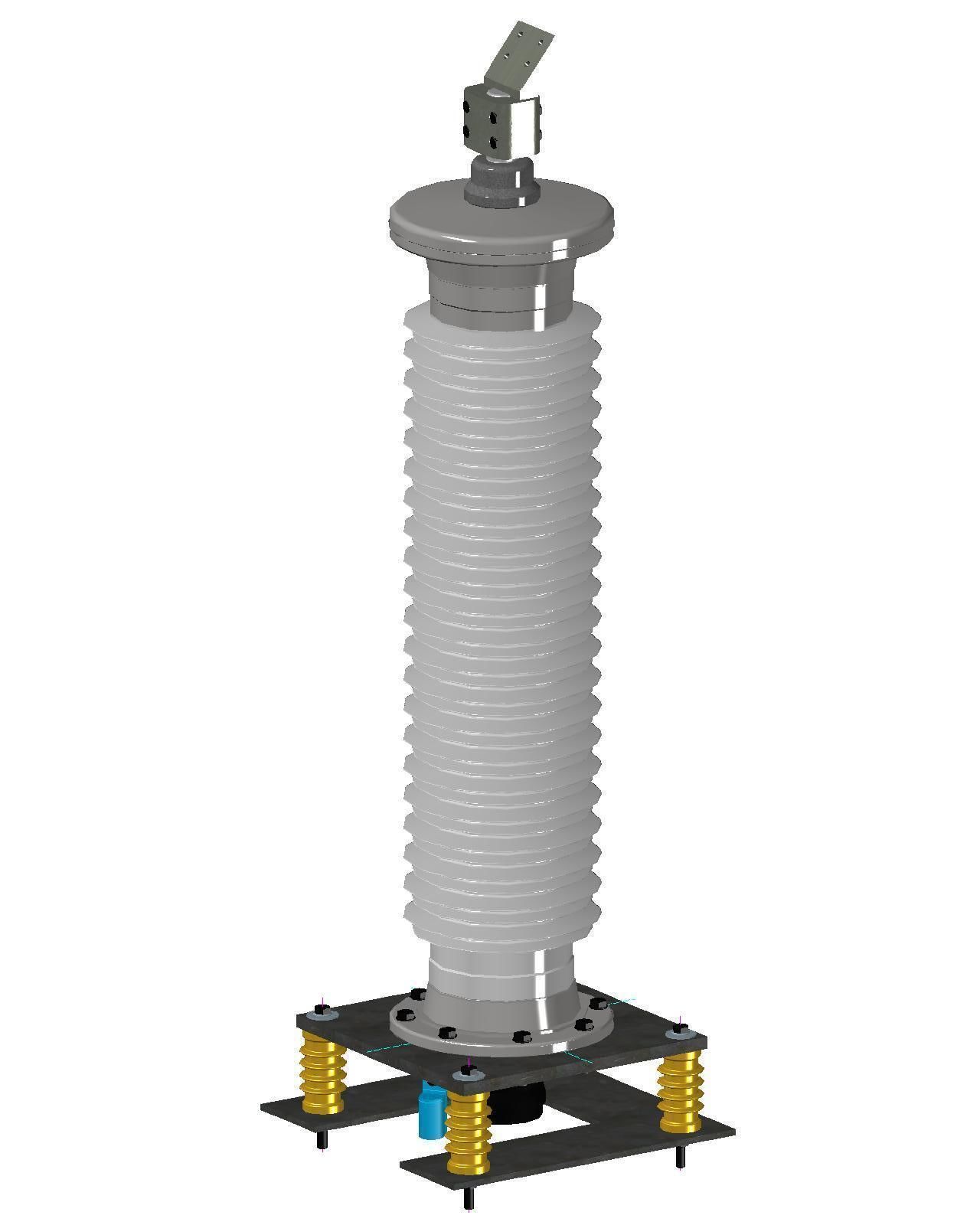 Cable Coupling Arkasil MKB 126 0 for high voltage cables 126 kV 3D ...