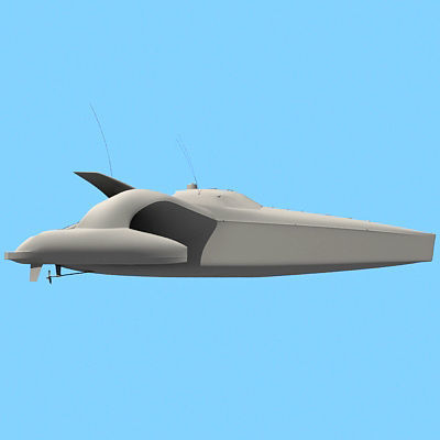 Earthrace Boat 3D model | CGTrader