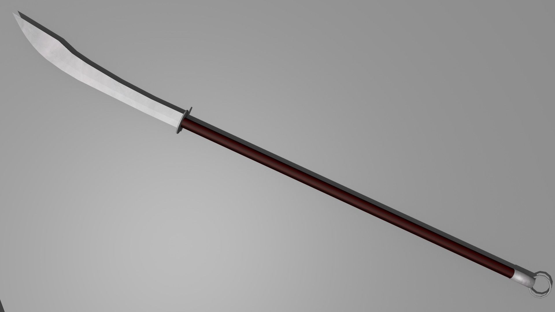 pudao sword with wooden handle free 3D model | CGTrader