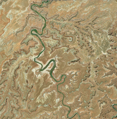 Canyonlands satellite utah river 3D model | CGTrader