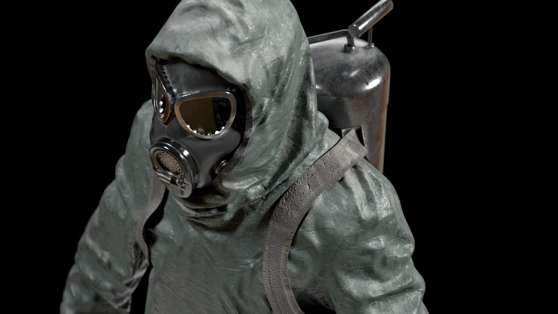 HAZMAT SUIT Chernobyl Liquidator 3D model | CGTrader