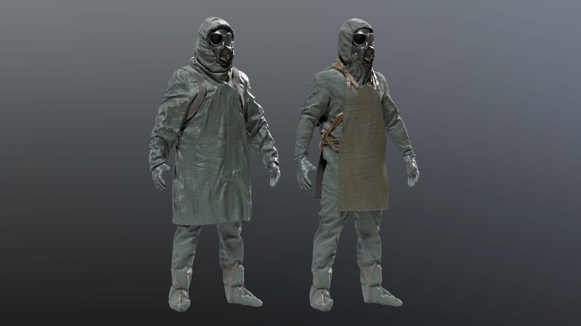 HAZMAT SUIT Chernobyl Liquidator 3D model | CGTrader