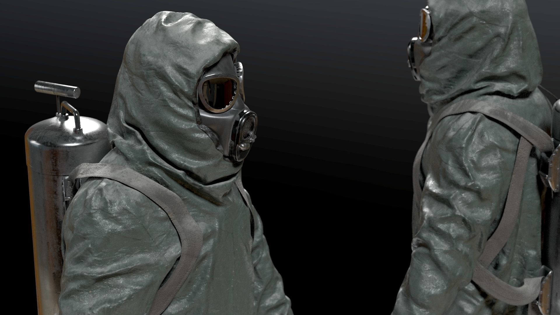 HAZMAT SUIT Chernobyl Liquidator 3D model | CGTrader
