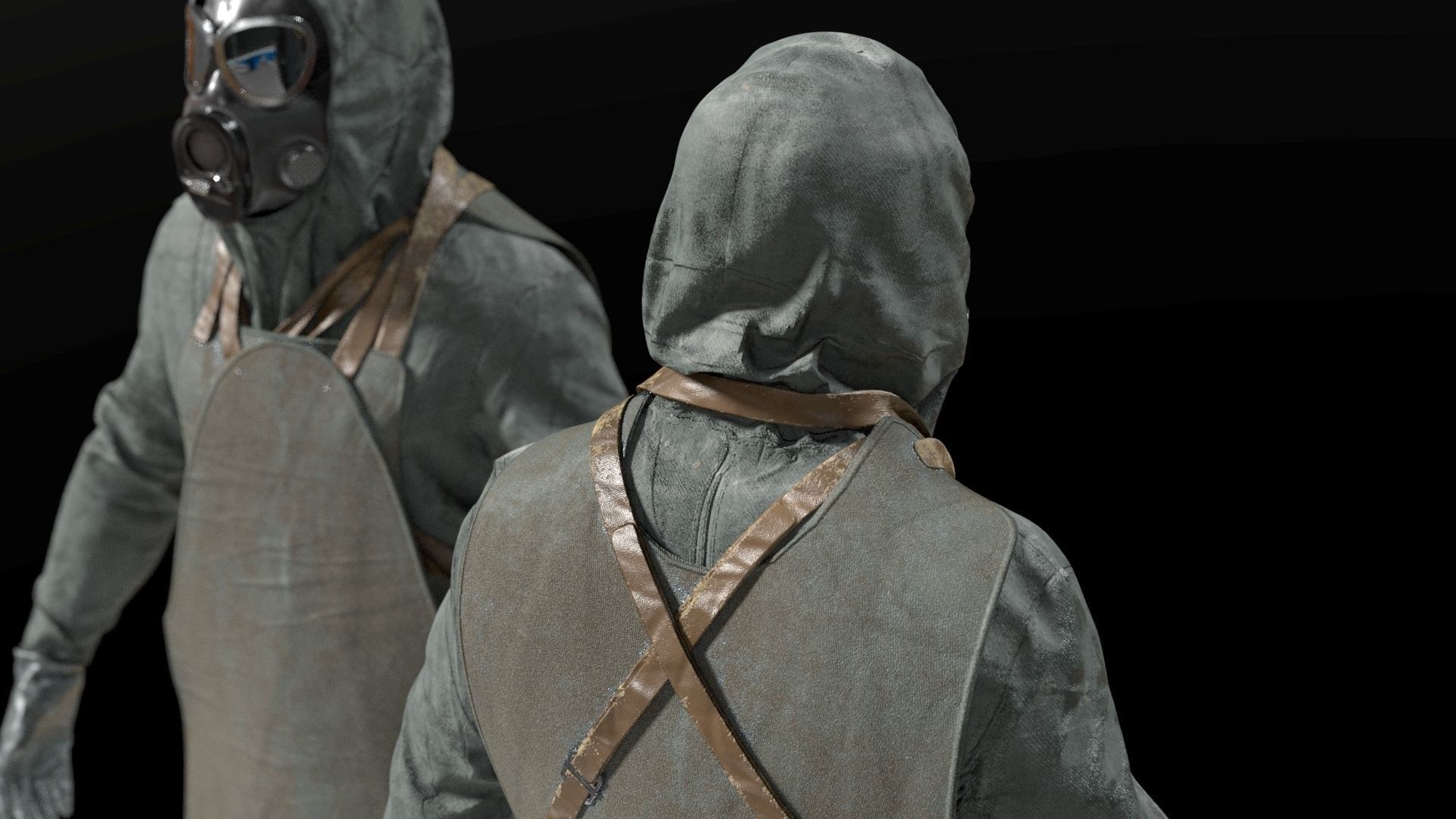 HAZMAT SUIT Chernobyl Liquidator 3D model | CGTrader