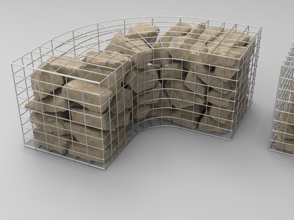Gabions - two types 3D model | CGTrader