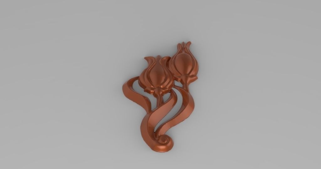 LALE tulip free 3D model 3D printable | CGTrader
