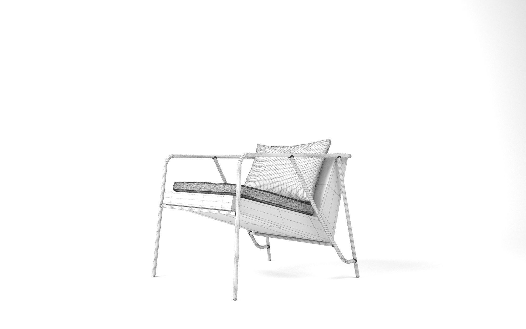 Lounge Armchair by FIL 3D model | CGTrader