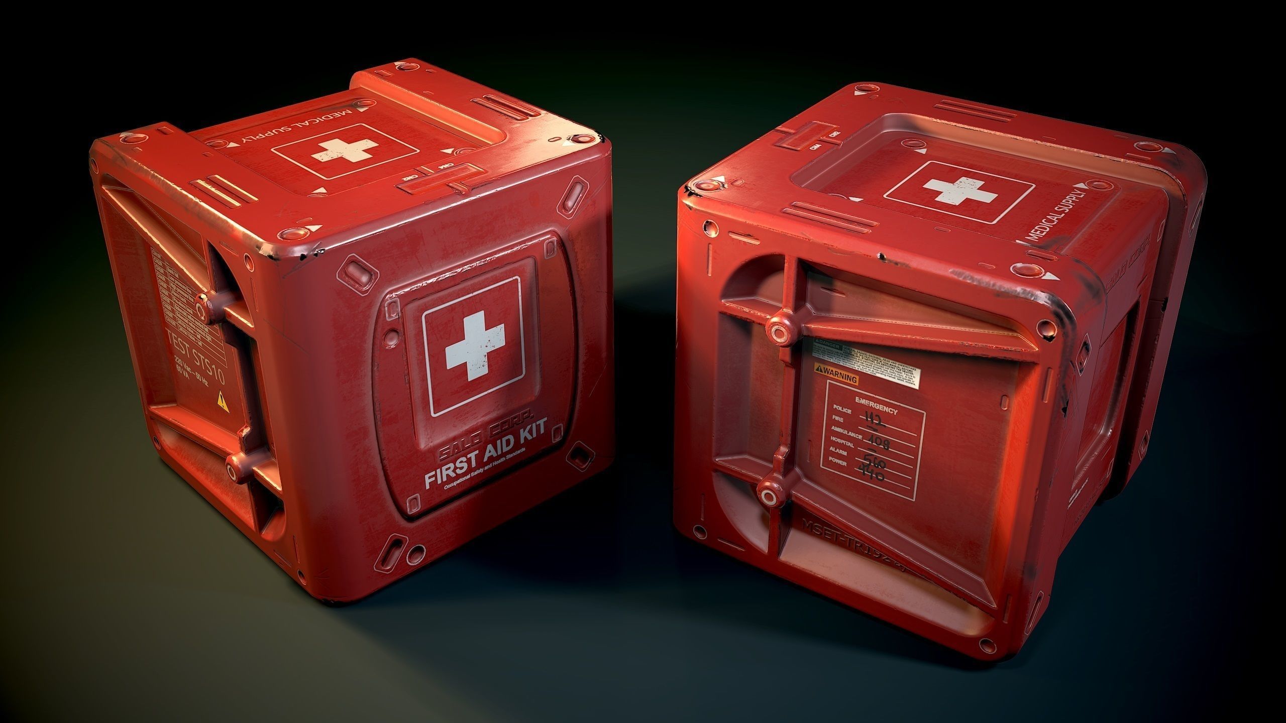 Sci-Fi Generic Prop - Lowpoly free VR / AR / low-poly 3D model | CGTrader