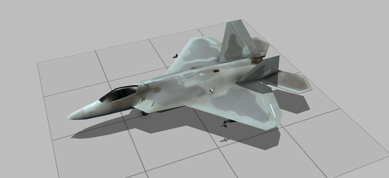 3D model F22 Raptor VR / AR / low-poly | CGTrader