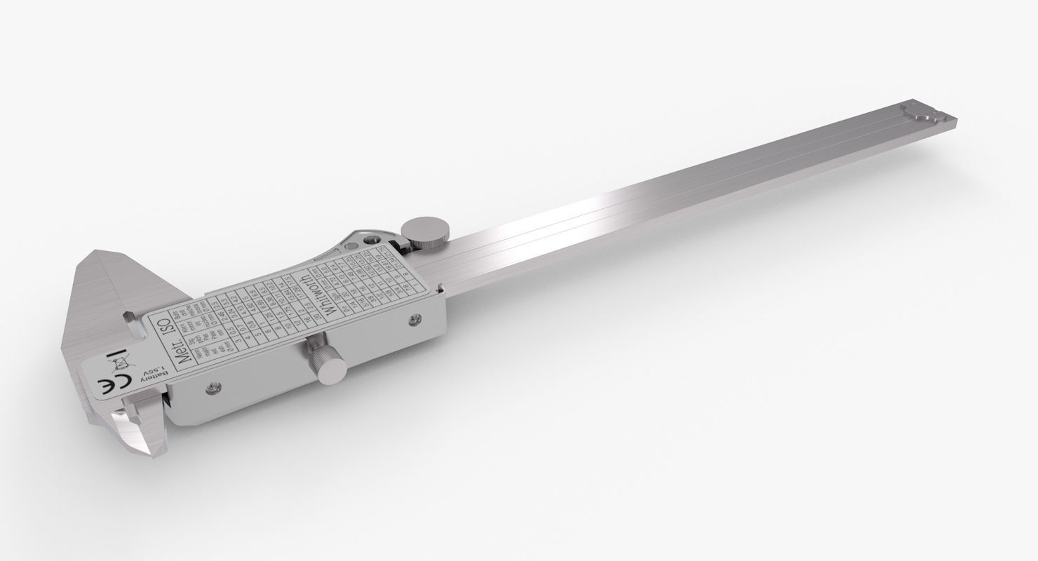 Digital ruler - rigged 3D model rigged | CGTrader