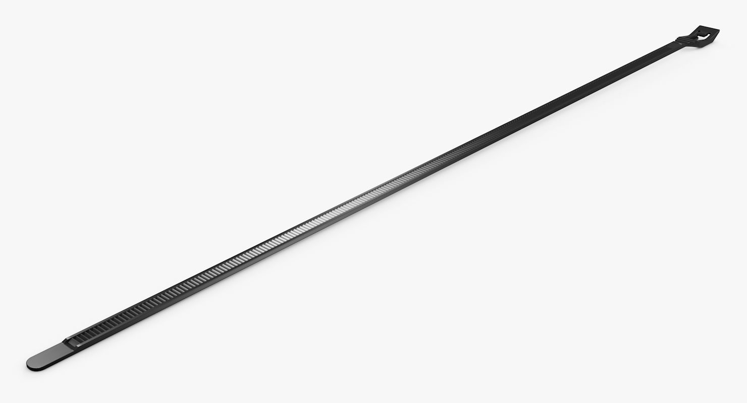 Low profile cable tie 3D model | CGTrader