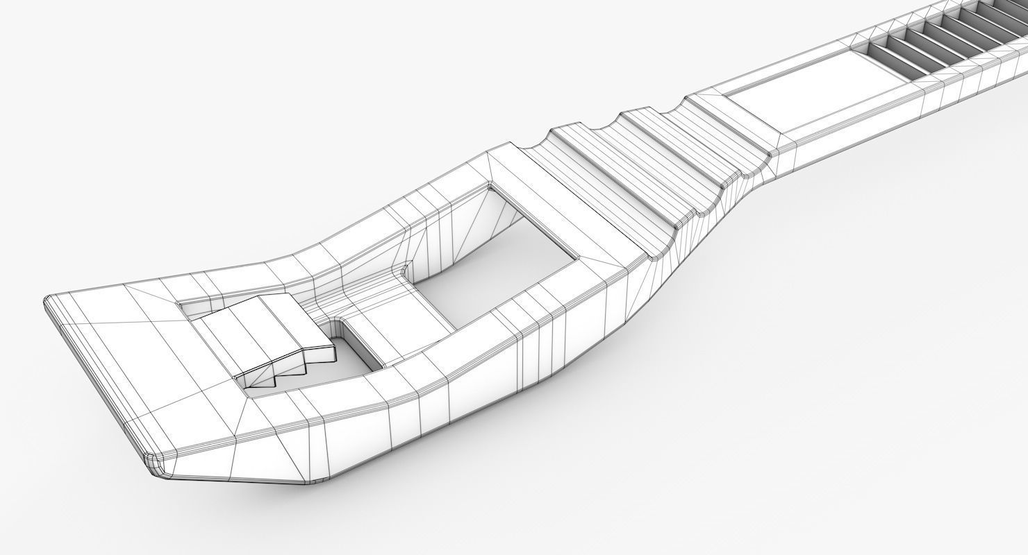 Low profile cable tie 3D model | CGTrader