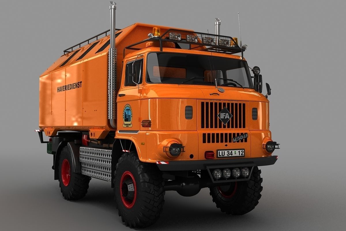 IFA W50-LAK 1980 3D model | CGTrader