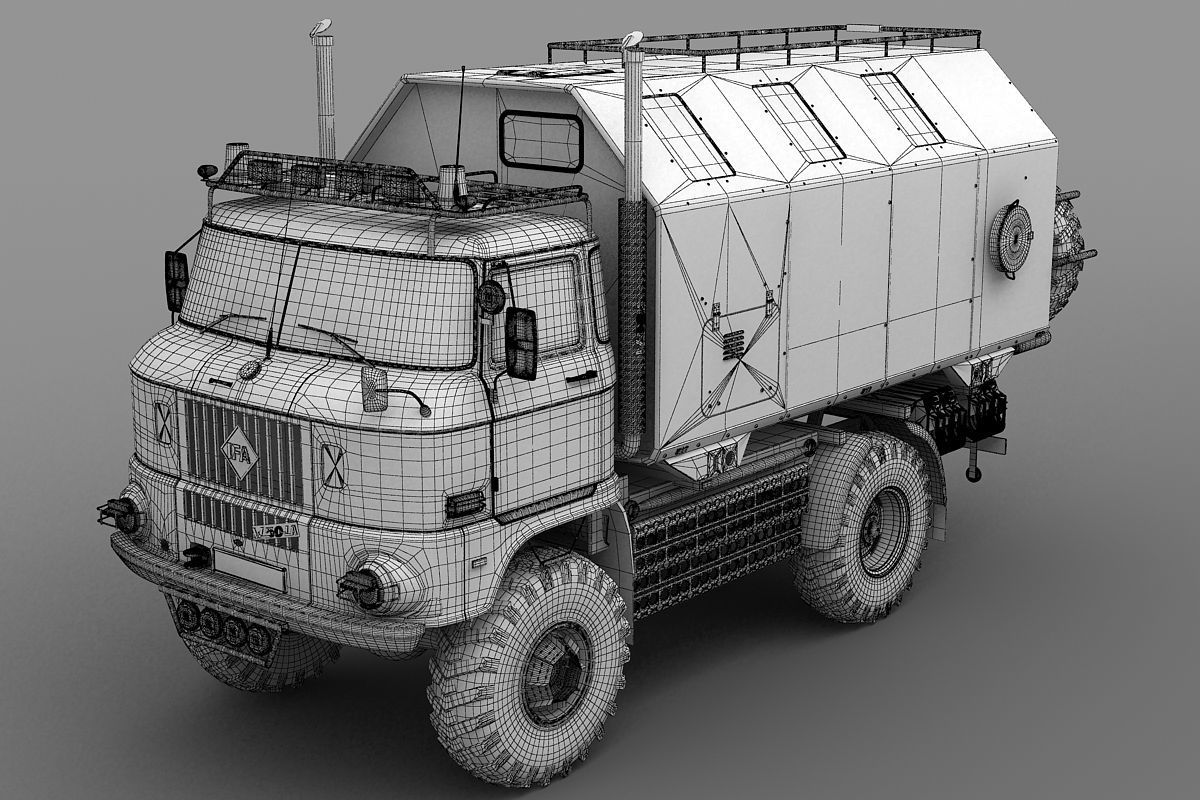 IFA W50-LAK 1980 3D model | CGTrader