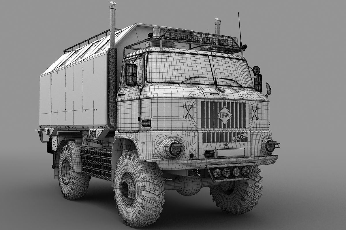 IFA W50-LAK 1980 3D model | CGTrader