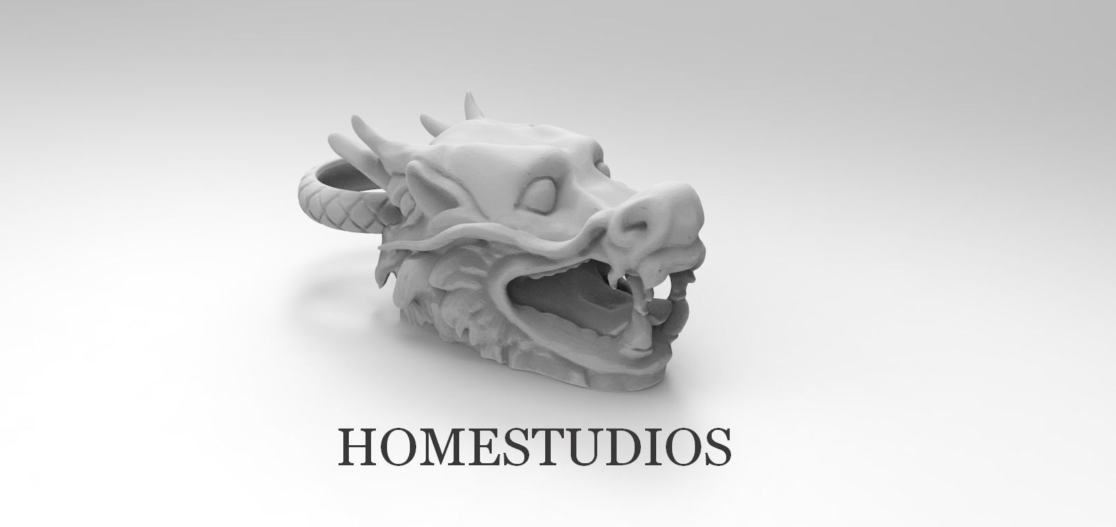 DRAGON Lock for chain 3D model 3D printable | CGTrader
