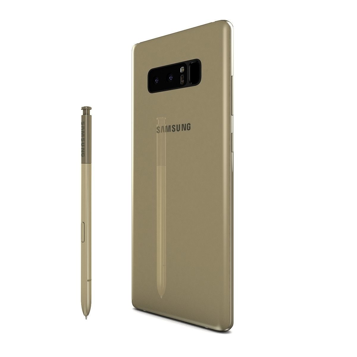Samsung Galaxy Note 8 All Colors High Quality 3D model | CGTrader