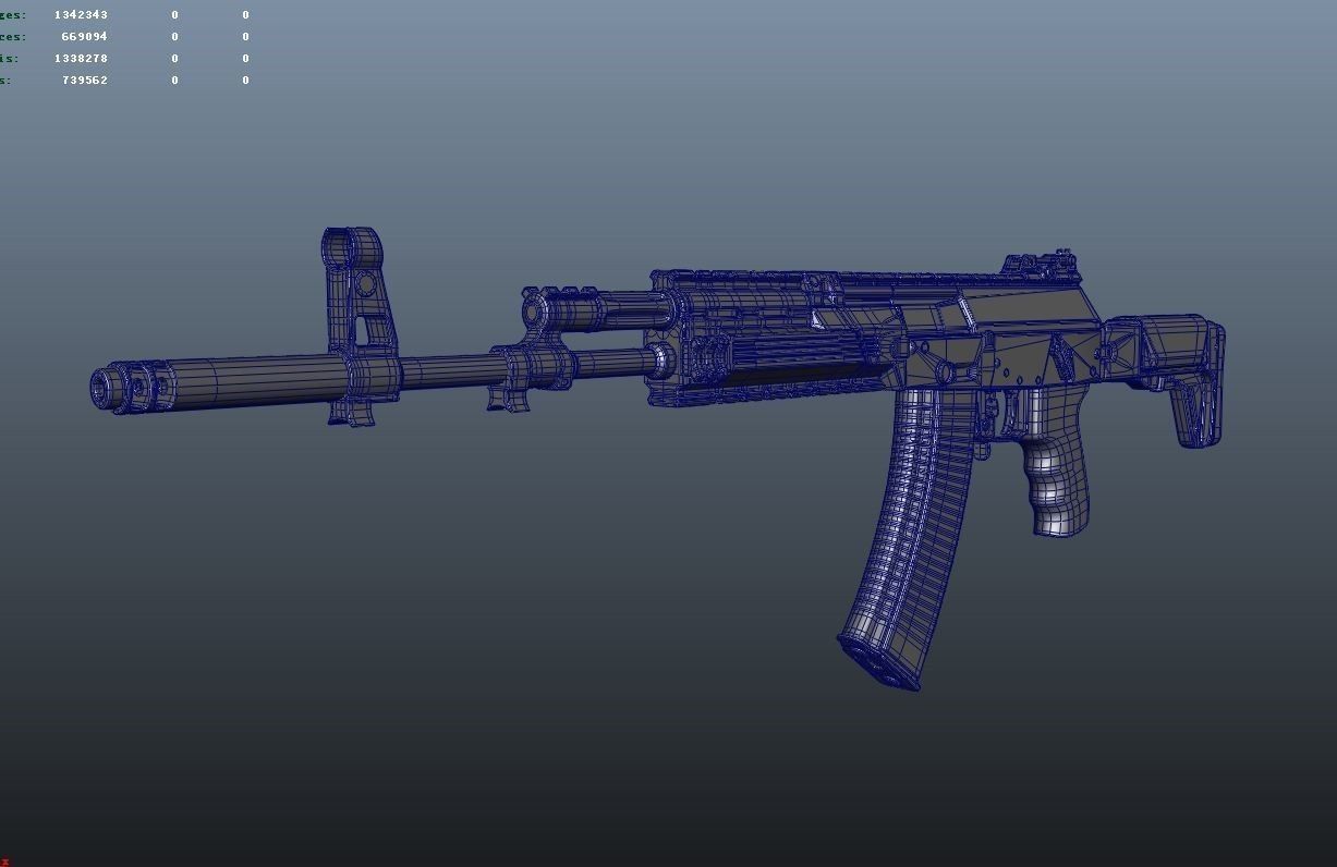 3D model AK 12 Model VR / AR / low-poly | CGTrader
