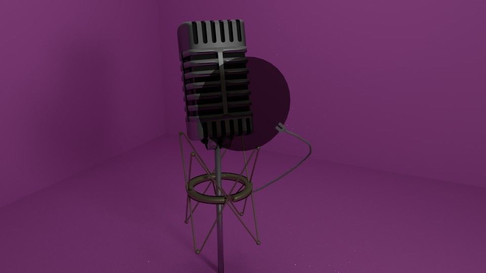 Microphone mix Texture | CGTrader