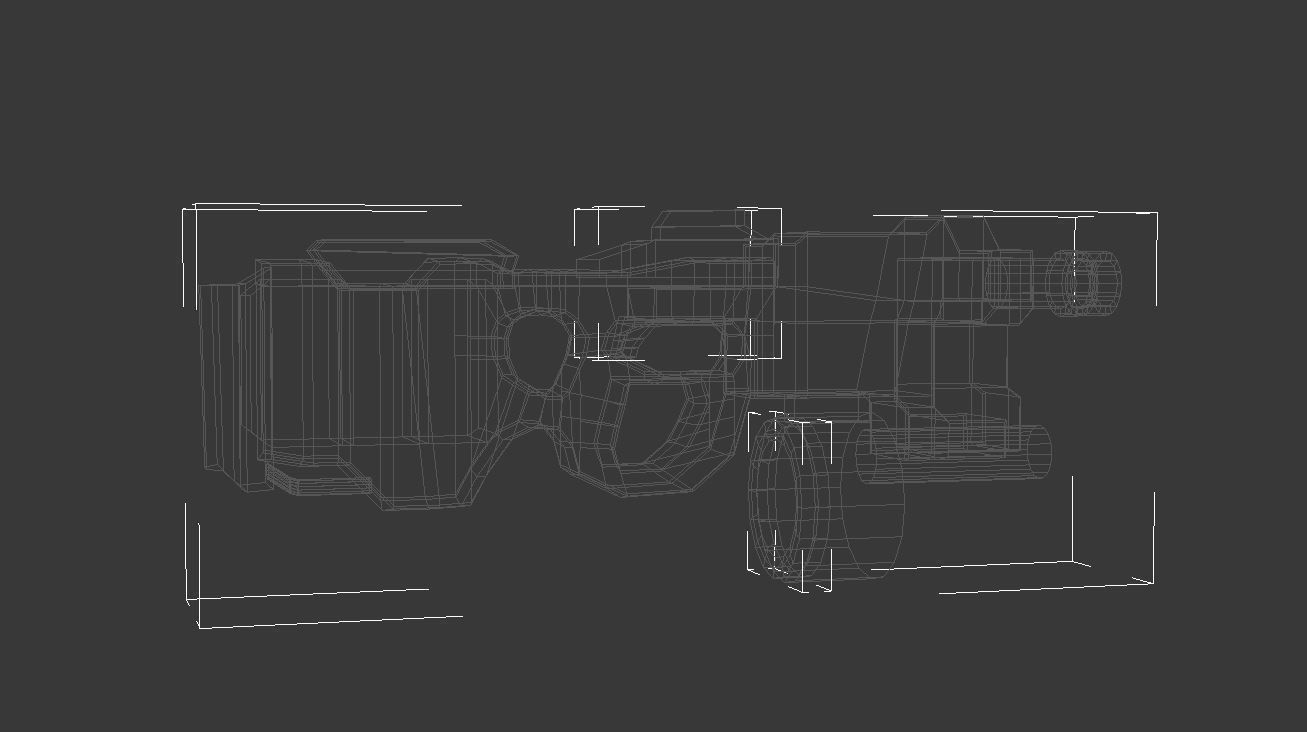 3D model Low Poly Hyperfire Gun VR / AR / low-poly | CGTrader