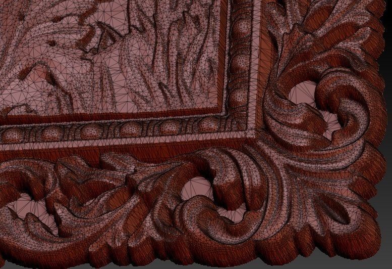 Deers on lawn Bas relief for CNC 3D model 3D printable | CGTrader
