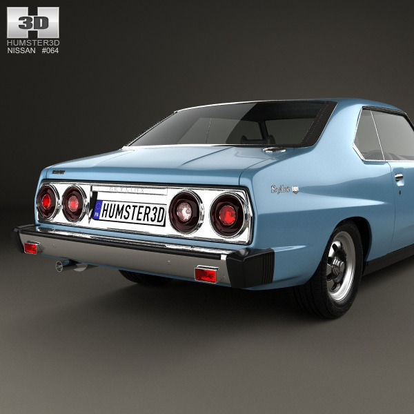 Nissan Skyline C210 GT Coupe 1977 3D Model .max .obj .3ds .fbx .c4d ...