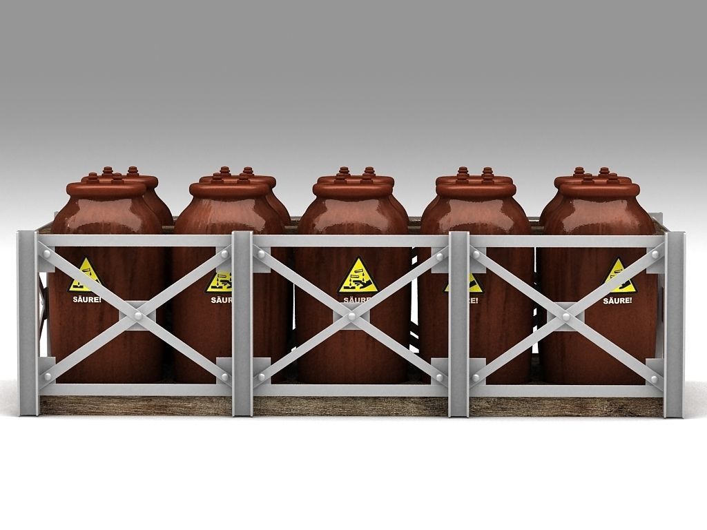Acid Tanks - Ceramic 3D model | CGTrader
