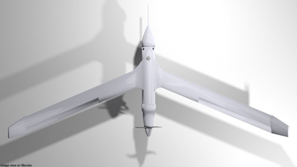 Drone - UAV Scan Eagle 3D model | CGTrader