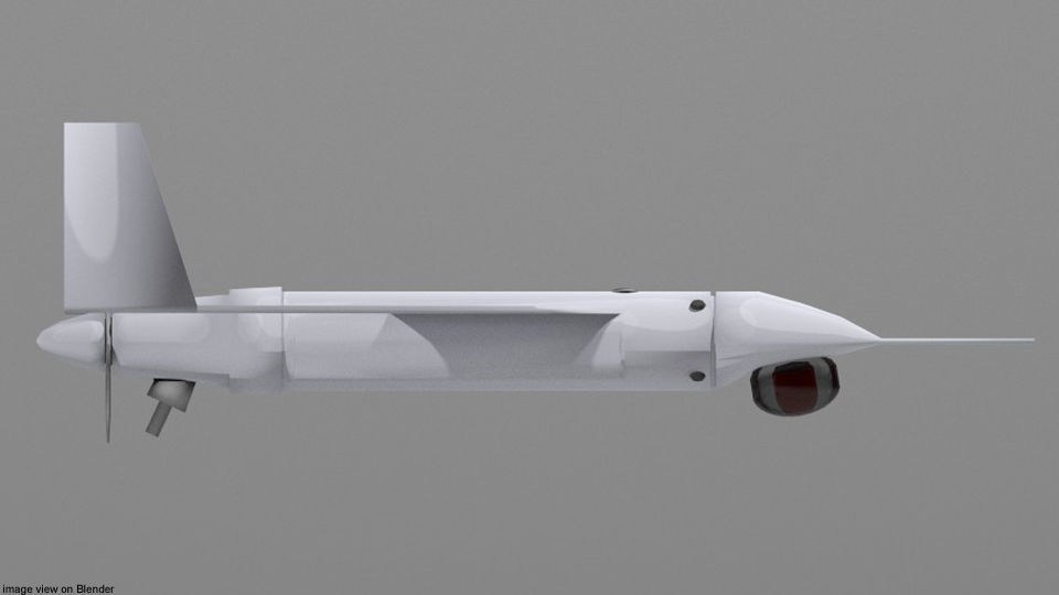 Drone - UAV Scan Eagle 3D model | CGTrader