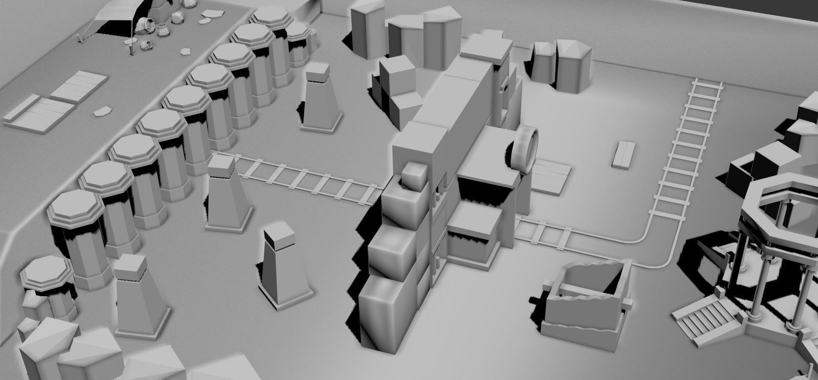 3D model Low Poly Desert Environment VR / AR / low-poly | CGTrader